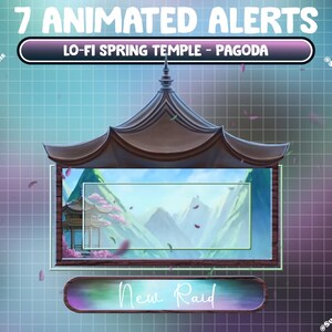 ANIMATED Stream Package: Aesthetic Morning Spring Japanese Ancient ...