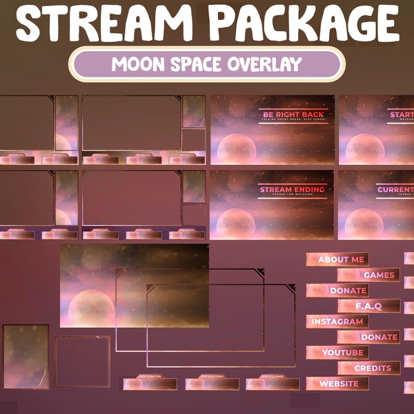Mars Twitch Overlay - Etsy