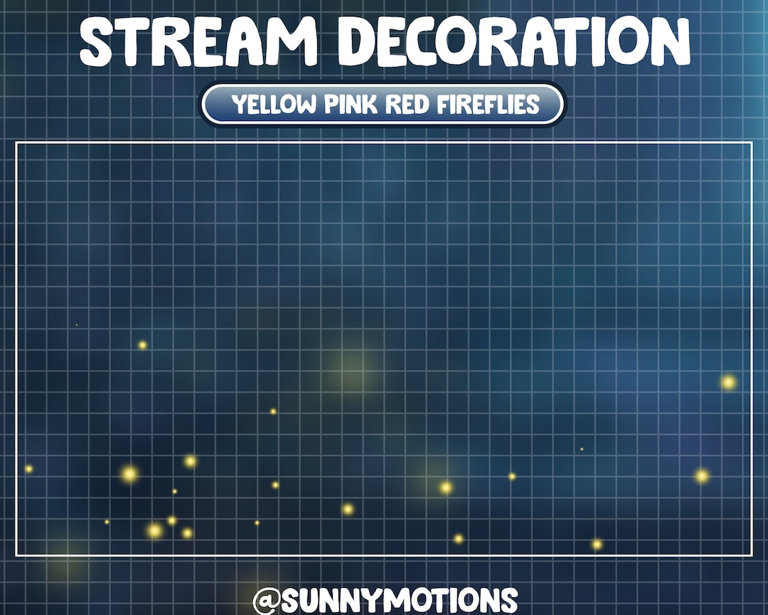 Animated Stream Decoration Yellow Pink Red Fairies Flying / Fairy Dust / Dragonfly Butterfly ...