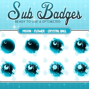 Light Caribbean Blue Moon Magic Bottle, Wild Flower Twitch Sub Bit ...