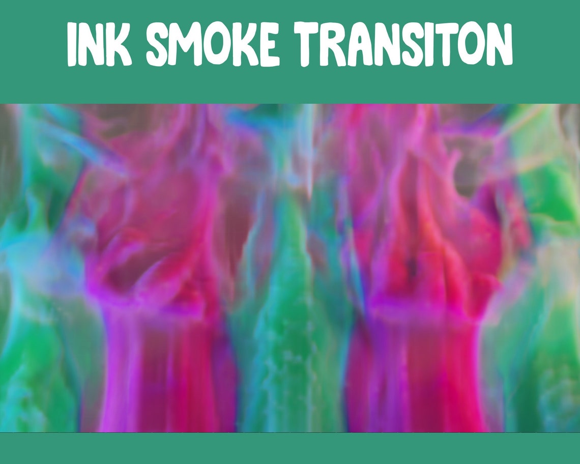 2x Animated Ink Twitch Stinger Transition / Ink Smoke Twitch - Etsy
