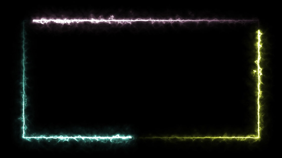 Twitch Animated Camera Overlay | Neon Frame Background - Etsy