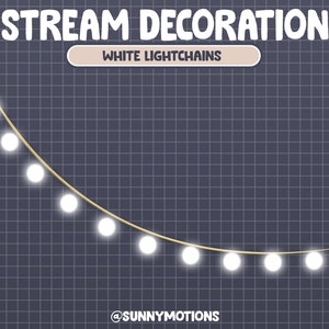 3 Animated Stream Decoration Warm White Light Chains / Cute Lover Cozy ...