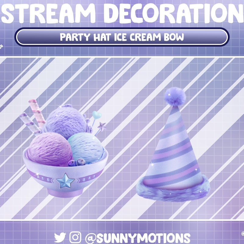 Vtuber Assets Party Hat - Etsy