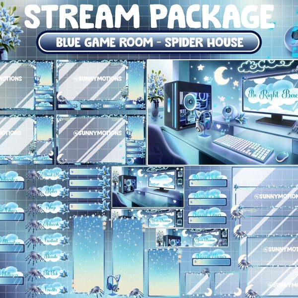 Spider Lily Stream Overlay - Etsy