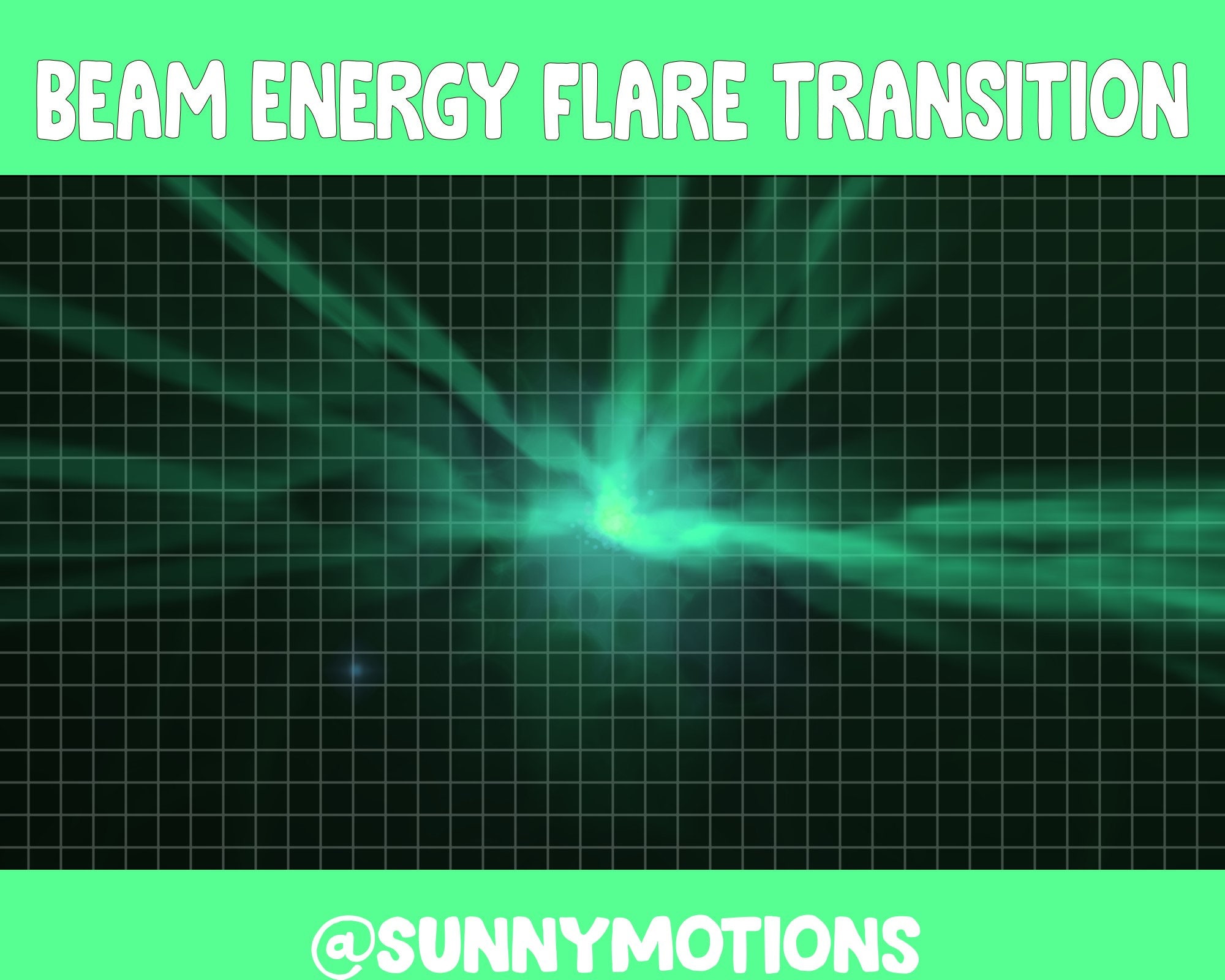 3x Beam Energy Flare Animated Stinger Transition / Magic Cartoon Twitch ...