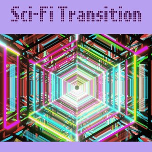 Sci-fi Tunnel Stinger Transition / Animated Twitch Scene Transition /purple Blue Stinger ...