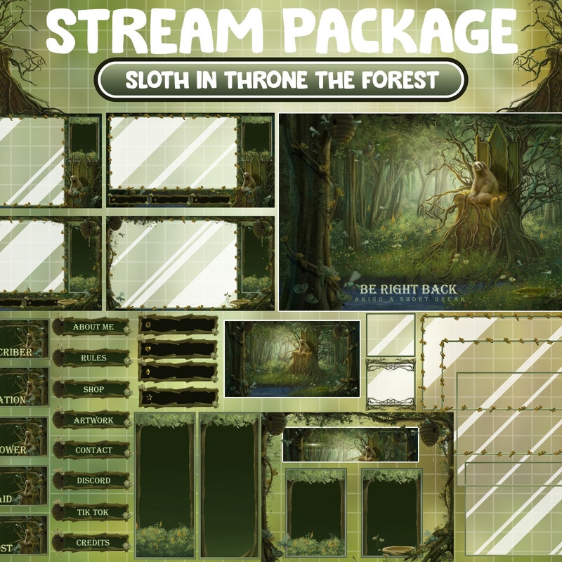 Twitch Overlay Swamp - Etsy