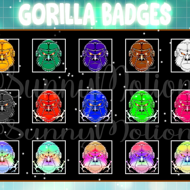Twitch Gorilla Overlay - Etsy