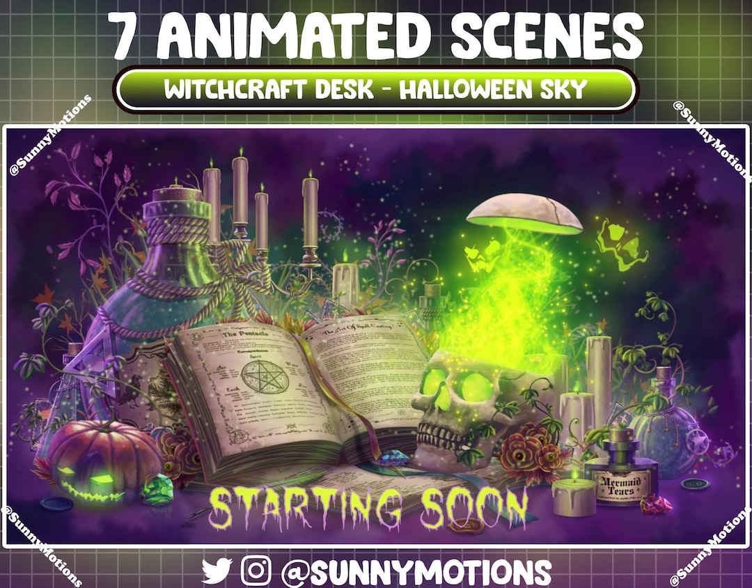 Animated Wicca Aesthetic, Witchcraft House, Cozy Witchcore Twitch ...