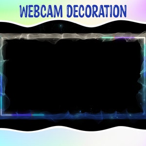 Twitch Animated Neon Wave Webcam Border Frame / Stream Graphics / RGB ...