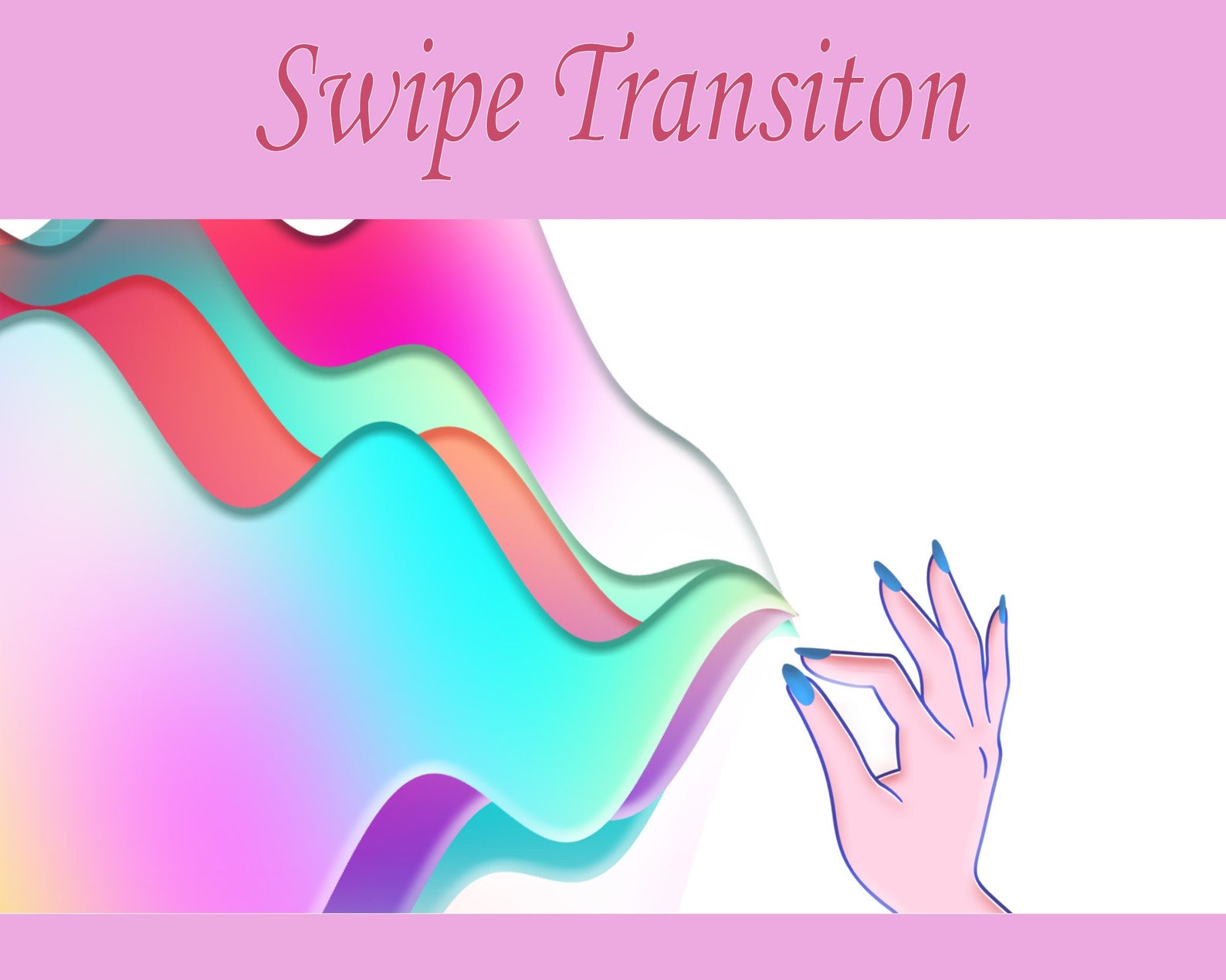 Unique Swipe Twitch Stinger Transition - Gradient Liquid Wave Effect ...
