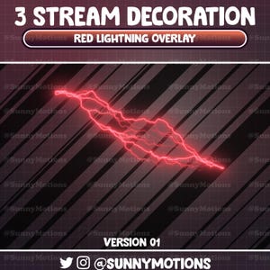 Animated Stream Decoration: Aesthetic Spooky Lightning Twitch Overlay ...