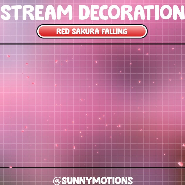 Spirit Blossom Twitch Overlay - Etsy