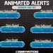 6x Animated Stars Falling in Gradient Blue Sky Twitch Alerts Overlay ...