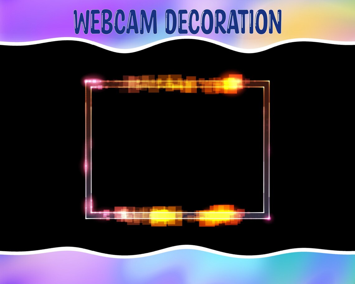 Twitch Animated Camera Overlay ANIMATED Camera Border | Etsy