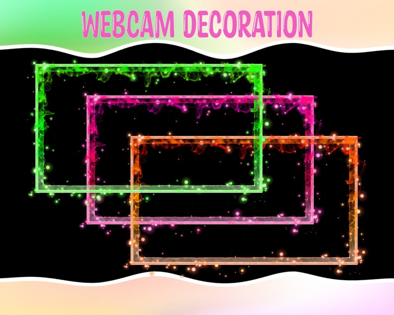 Twitch Animated Camera Overlay Trendy Camera Border Border - Etsy