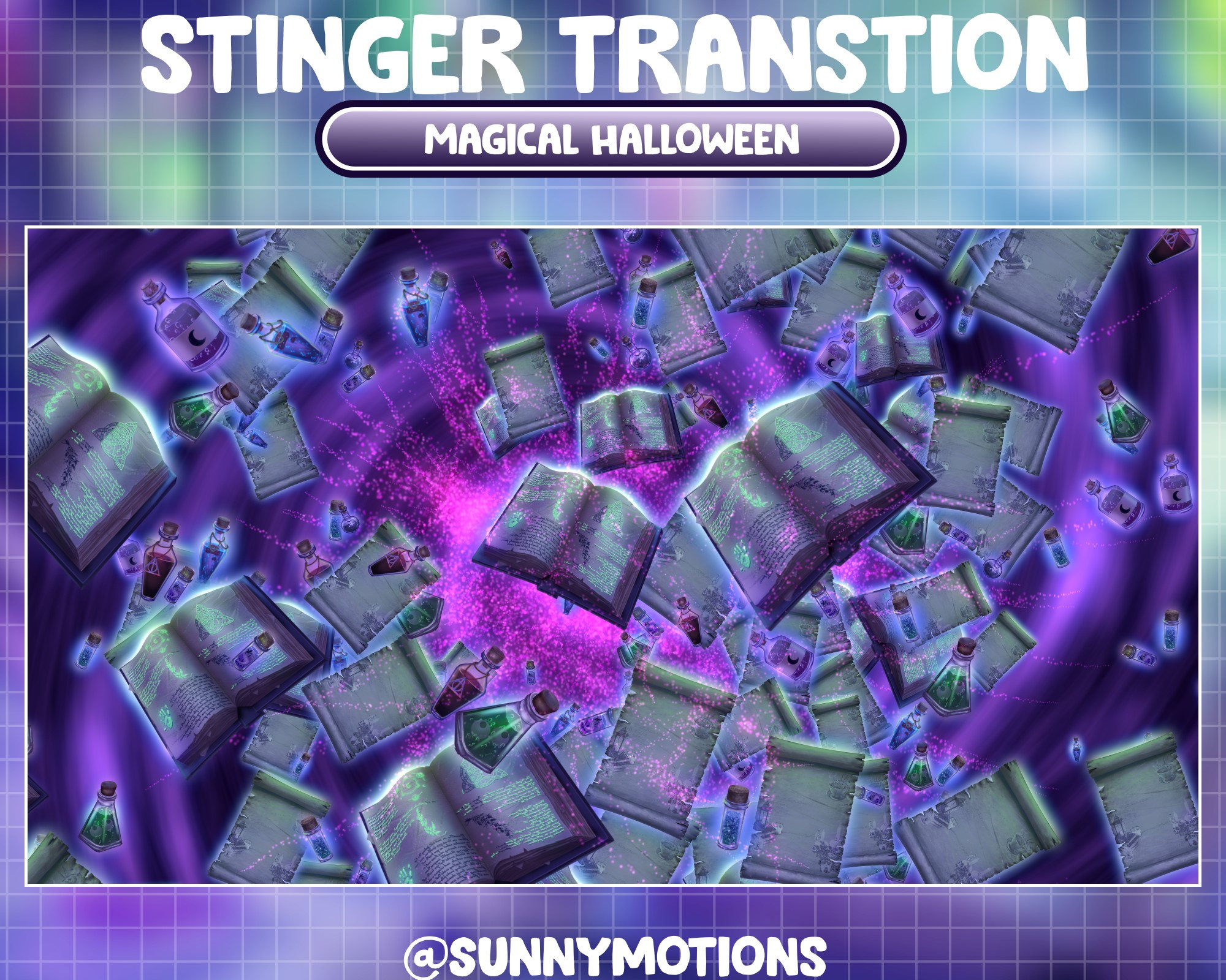 Animated Twitch Stream Stinger Transition / Witch Gothic / - Etsy