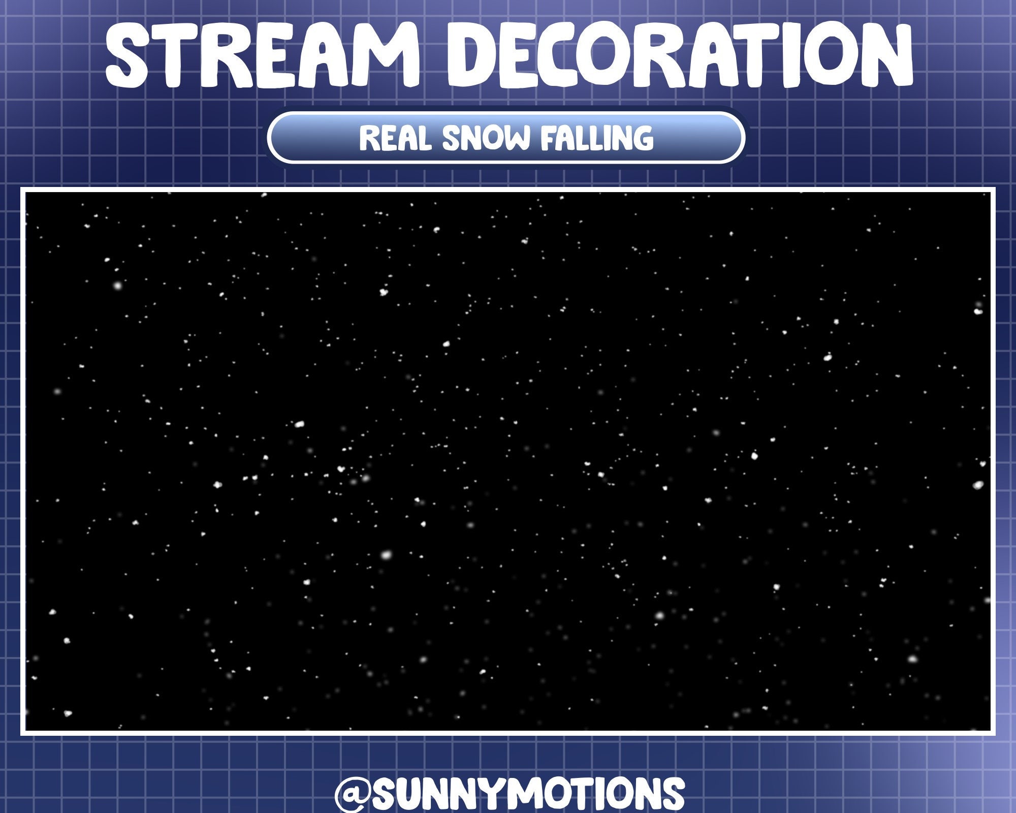 Winter Stream Overlay - Etsy