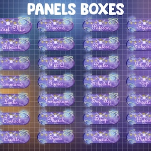Animated Twitch Stream Package Overlay: Purple Sparkle Fairies Flying ...