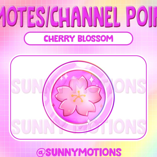 Twitch Channel Points Icon Flower - Etsy
