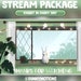 FULL ANIMATED Twitch Stream Package / Cute Dark Dreamy Rabbit - Etsy