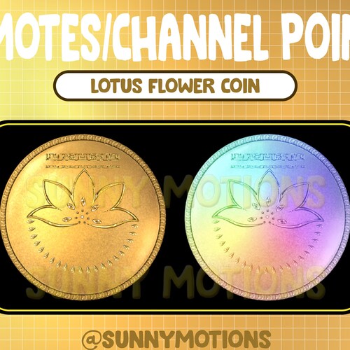 Lotus Flower Blossom Twitch Sub Badges / Kawaii / Cute Sub - Etsy