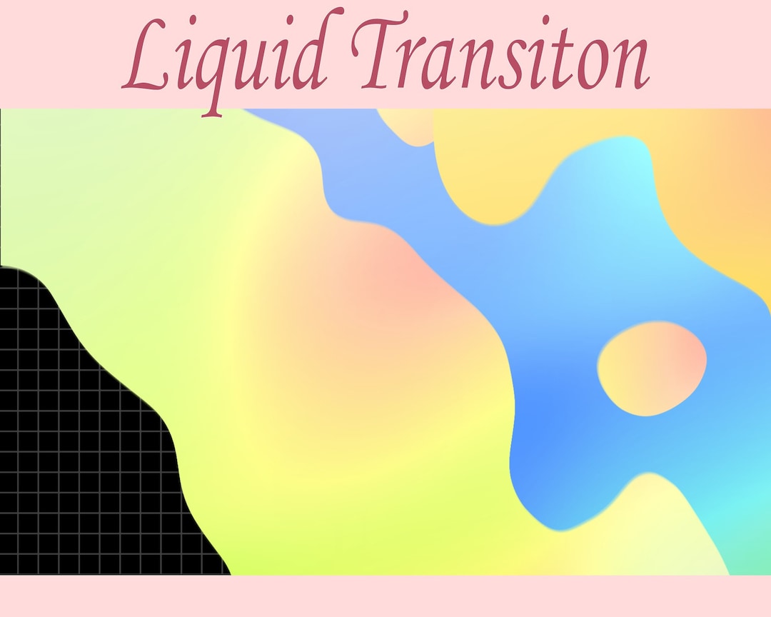 Twitch Stinger Transition Animation / Rainbow Liquid Twitch Transition ...