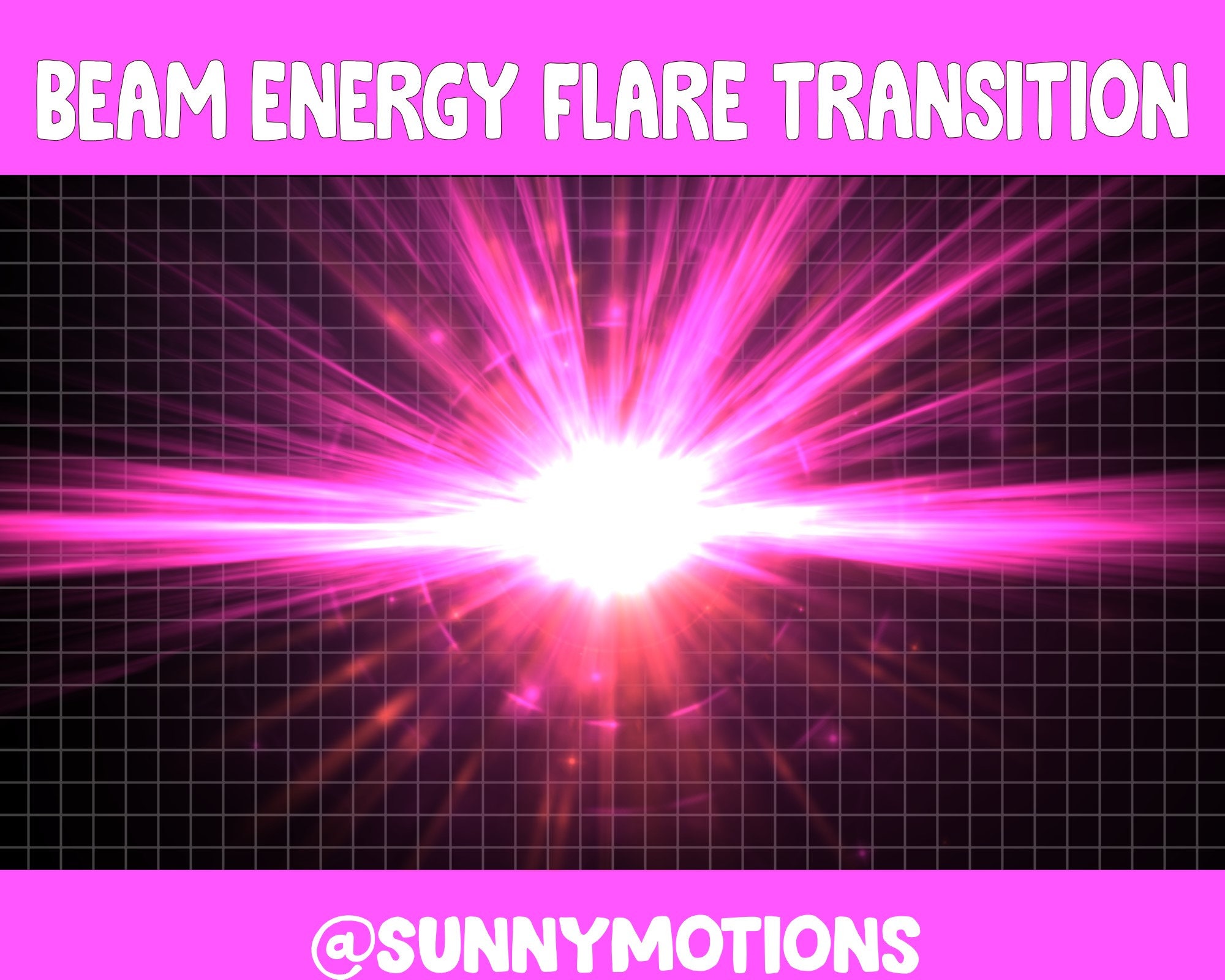 3x Beam Energy Flare Animated Stinger Transition / Magic Cartoon Twitch ...