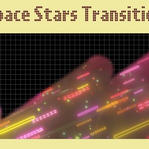 Space Stars Stinger Transition / Neon Lines Animated Twitch Scene ...