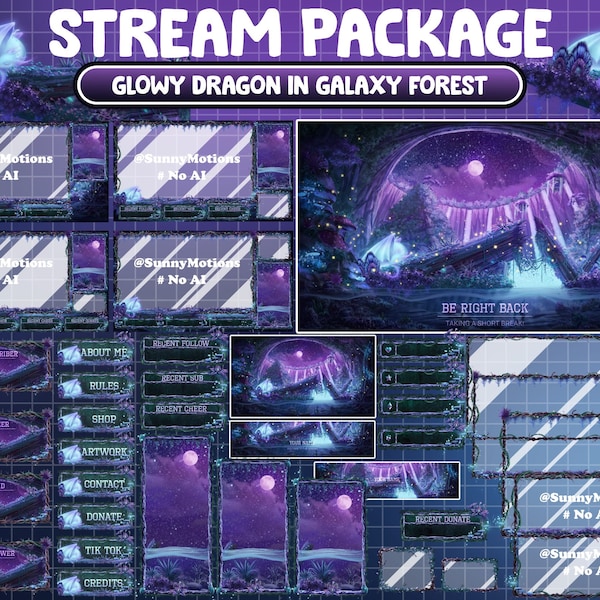 Dragon Panel Twitch - Etsy