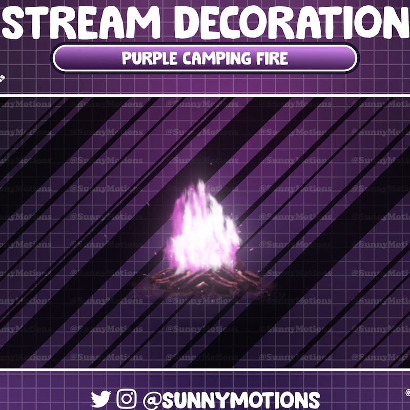 Twitch Animated Campfire - Etsy