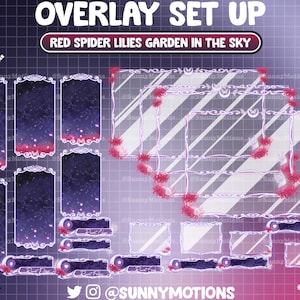 ANIMATED Stream Package: Field Red Spider Lily Sky Garden, Lycoris ...