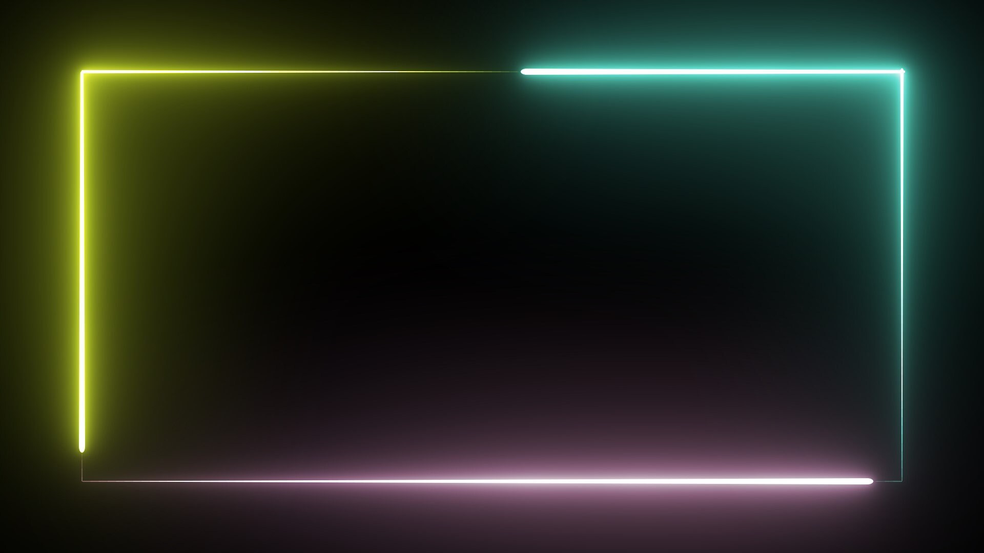 Twitch Animated Camera Overlay | Neon Frame Background - Etsy