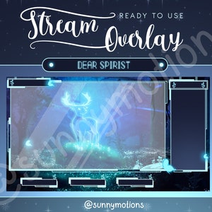 FULL ANIMATED Twitch Stream Package / Spirit Deer in Spirit Forest ...