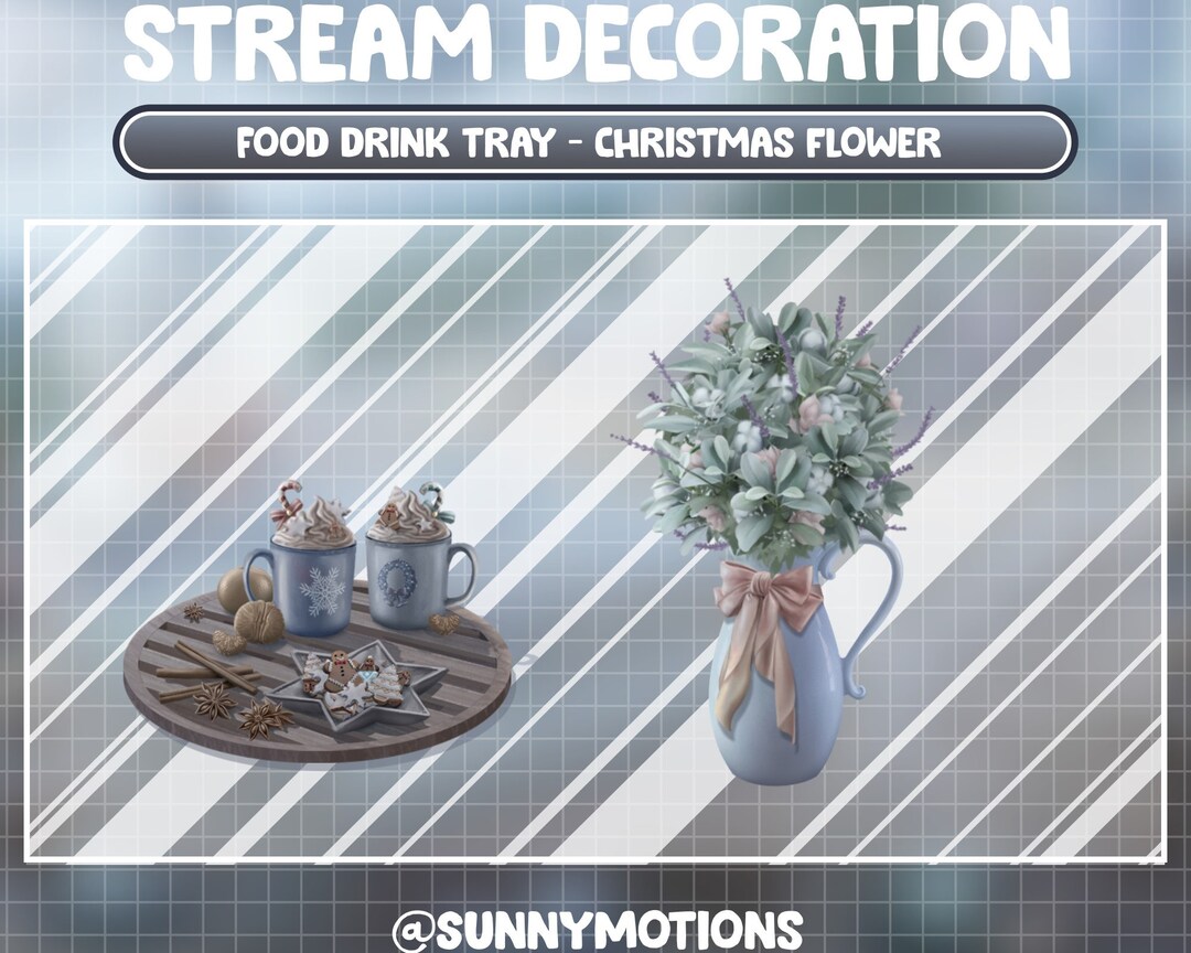 Animated Twitch Overlay Stream Decoration: Hot Cocoa Chocolate, Ginger ...