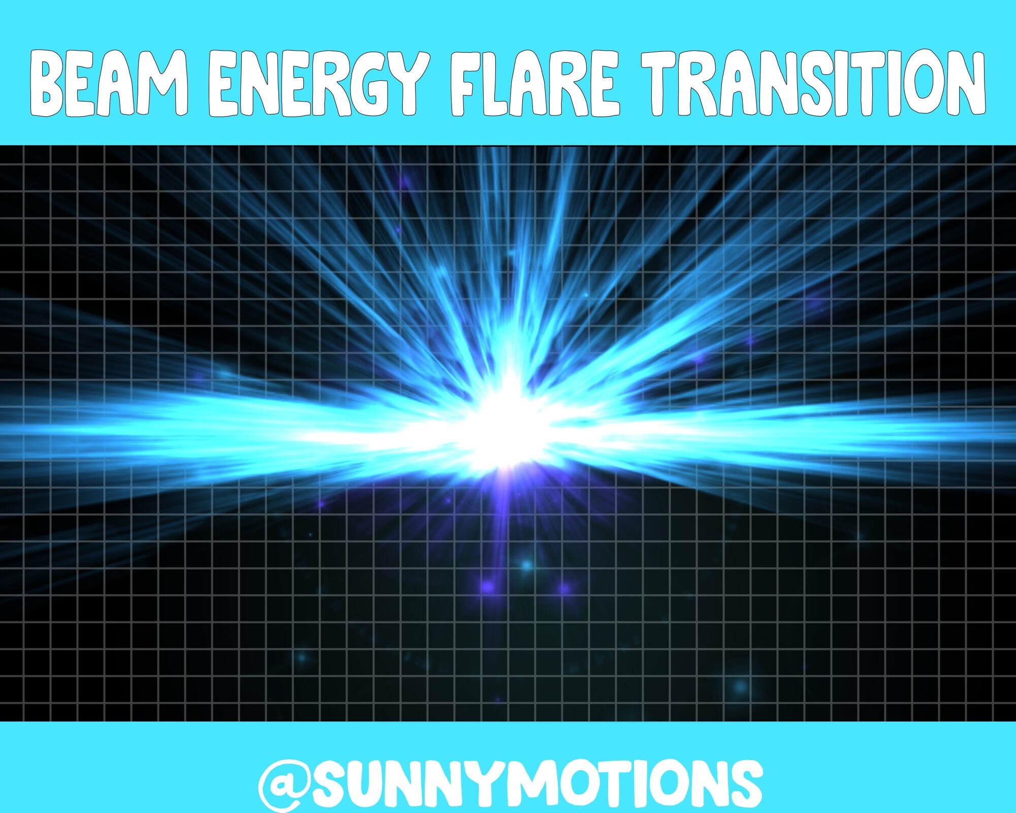 3x Beam Energy Flare Animated Stinger Transition / Magic Cartoon Twitch ...