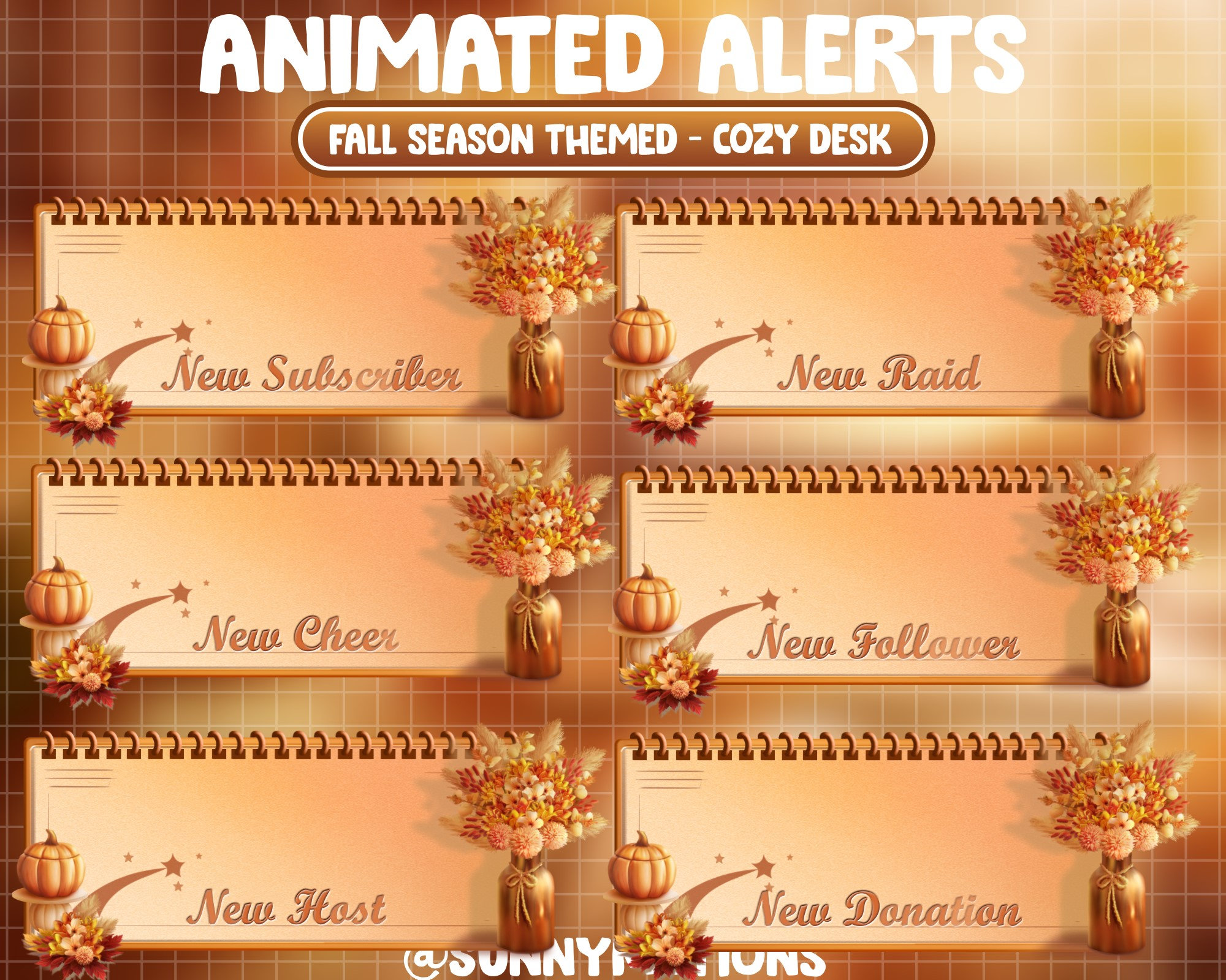 Animated Twitch Stream Package Overlay, Boba Bubble Tea, Retro Lofi ...