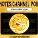 Twitch Cool Gold Shark Coin Emotes / Channel Points / Kawaii Cute ...