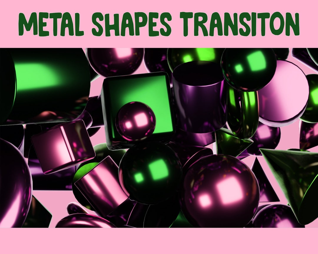2x Abstract Geometric Shapes Animated Twitch Stinger Transition ...