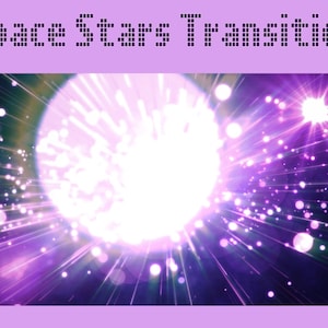 2x Space Stars Stinger Transition / Animated Twitch Scene Transition ...