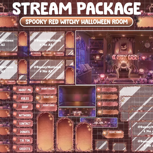 Vtuber Ghost Background - Etsy