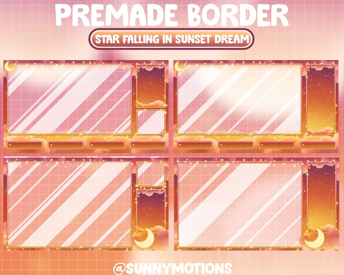 ANIMATED Twitch Stream Package / Cozy Magical Sunset Autumn - Etsy