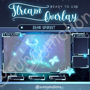 FULL ANIMATED Twitch Stream Package / Spirit Deer in Spirit Forest ...