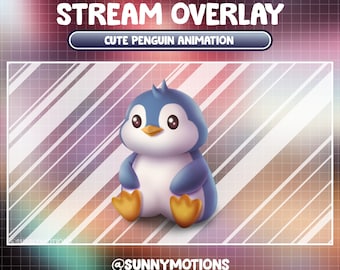 Pngtuber Penguin Boy 10x Chibi Vtuber Male Model Avatars for Twitch ...