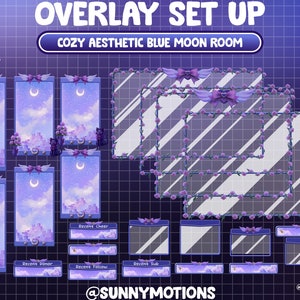 ANIMATED Twitch Overlay Stream Package: Lo-fi Vibe Aesthetic Plant Room ...