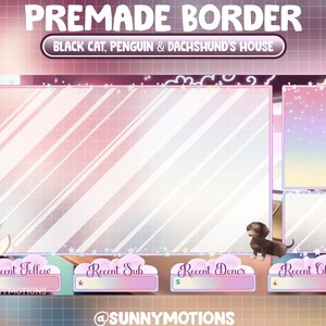 ANIMATED Twitch Overlay Stream Package: Lo-fi Aesthetic Rainbow Daisy ...