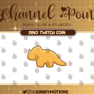 4x Cute Dinosaur, T-rex, Tyrannosauru, Monster Twitch Channel Point ...