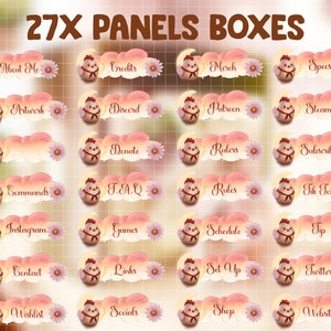 ANIMATED Twitch Overlay Stream Package / Lo-fi Aesthetic Galaxy Chicken ...