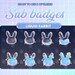 Purple Liquid Rabbit Bottle Twitch Sub Bit Badges / Kawaii Magic Star ...